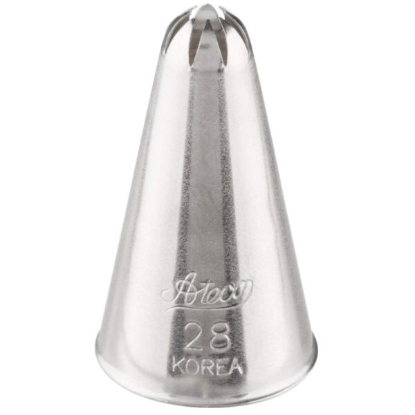 Ateco Nozzle 28 – Straight Eight Star – Georgies Baking Supplies